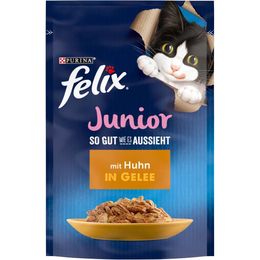FELIX So gut wie es aussieht Junior mit Huhn Katzen-Nassfutter ohne Konservierungsstoffe 26x85g
