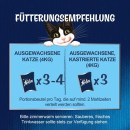 FELIX Sensations Saucen mit Lachs & Garnelengeschmack Katzen-Nassfutter ohne k&uuml;nstliche Aroma- und Farbstoffe 26x85g