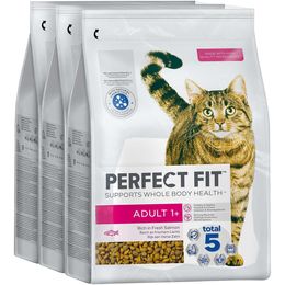Perfect Fit Adult 1+ Lachs Katzen-Trockenfutter mit Taurin 7kg