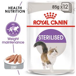 Royal Canin STERILISED Mousse Katzen-Nassfutter sterilisiert 12x85g