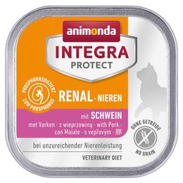 animonda Integra Protect Renal mit Schwein Katzen-Nassfutter getreidefrei 32x100g