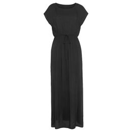 Lascana Damen Strandkleid, schwarz, Gr&ouml;&szlig;e 42