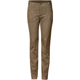 Heine Witt Damen Chinohose in Karotten-Form, camel, Gr&ouml;&szlig;e 22