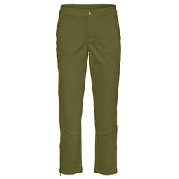 Heine Witt Damen R&ouml;hrenhose mit Bauchweg-Einsatz vorn, oliv, Gr&ouml;&szlig;e 42