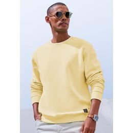 John Devin Herren Sweatshirt, gelb, Gr&ouml;&szlig;e S (44/46)