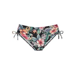 Lascana Damen Bikini-Hose, schwarz bedruckt, Gr&ouml;&szlig;e 36