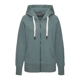 ELBSAND Damen Kapuzensweatjacke, petrol, Gr&ouml;&szlig;e M (38)