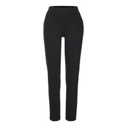 Lascana Damen Jogger Pants, schwarz gestreift, Gr&ouml;&szlig;e 36/38