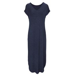 Heine Witt Damen Maxikleid mit seitlichen Taschen, marine, Gr&ouml;&szlig;e 38