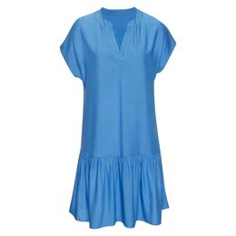 s.Oliver Damen Blusenkleid, blau, Gr&ouml;&szlig;e 38