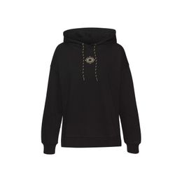 Buffalo Damen Hoodie, schwarz, Gr&ouml;&szlig;e 44/46