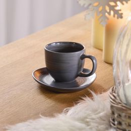Espressotasse mit Unterteller "Circle", 2tlg.