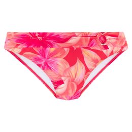 s.Oliver Damen Bikini-Hose, pfirsich bedruckt, Gr&ouml;&szlig;e 40