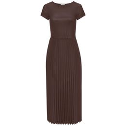 Lascana Damen Midikleid, braun, Gr&ouml;&szlig;e 40