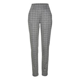Lascana Damen Jogger Pants, grau kariert, Gr&ouml;&szlig;e 44/46
