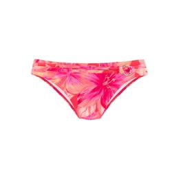 s.Oliver Damen Bikini-Hose, pfirsich bedruckt, Gr&ouml;&szlig;e 34