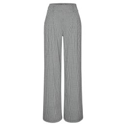 Lascana Damen Schlupfhose, schwarz kariert, Gr&ouml;&szlig;e 52/54