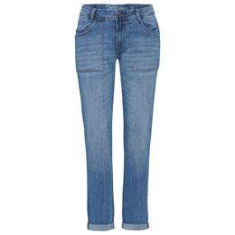 Gina Damen Boyfriend-Jeans im Five-Pocket-Style