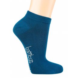Heine Damen Socken, Blau, Gr. 35-38, Str&uuml;mpfe & Socken, Material: Viskose