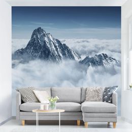 Bilderwelten Tapete - Fototapete Landschaft - Die Alpen &uuml;ber den Wolken - Schlafzimmer Wohnzimmer modern - auch selbstklebend