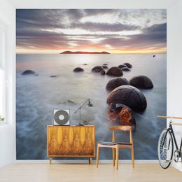 Bilderwelten Fototapete Moeraki Neuseeland