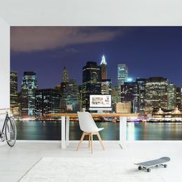 Bilderwelten Fototapete Stadt Motiv Wandtapete einzigartig - Manhattan in New York City - New York Wohnzimmer Schlafzimmer