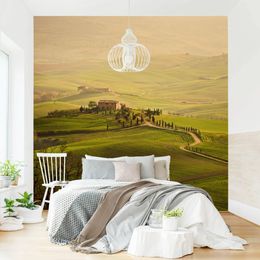 Bilderwelten Tapete - Fototapete Landschaft - Chianti Toskana - Wandtapete Schlafzimmer Wohnzimmer modern - auch kleisterfrei