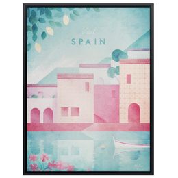 Bilderwelten Leinwandbild Reiseposter - Spanien