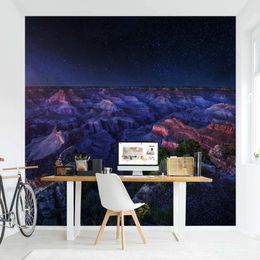 Bilderwelten Tapete - Fototapete Grand Canyon Night - Wandtapete Bildtapete Schlafzimmer Wohnzimmer modern - auch kleisterfrei
