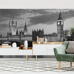Bilderwelten Tapete - Fototapete Skyline - London bei Nacht II - Wandtapete Schlafzimmer Wohnzimmer - auch selbstklebend