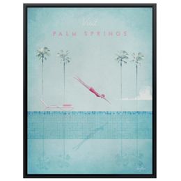 Bilderwelten Leinwandbild Reiseposter - Palm Springs