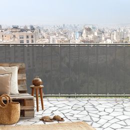 Balkon Sichtschutz Dunkelgrau