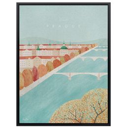 Bilderwelten Leinwandbild Reiseposter - Prague