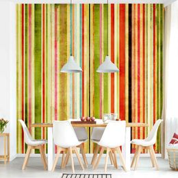 Bilderwelten Streifentapete - Streaky III - Wandtapete Schlafzimmer Wohnzimmer modern - auch kleisterfrei gestreifte Fototapete