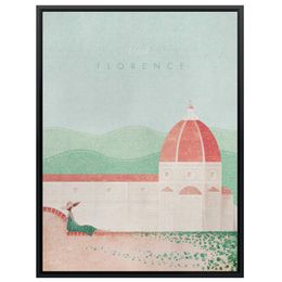 Bilderwelten Leinwandbild Reiseposter - Florence