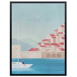 Bilderwelten Leinwandbild Reiseposter - Croatia