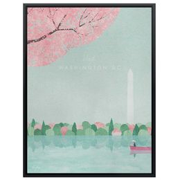 Bilderwelten Leinwandbild Reiseposter - Washington DC