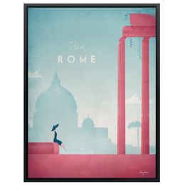 Bilderwelten Leinwandbild Reiseposter - Rom