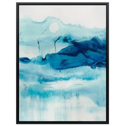 Bilderwelten Leinwandbild - Hochformat Blaue Str&ouml;mung I