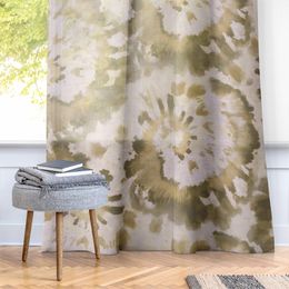 Bilderwelten Vorhang Batik auf Leinwand Struktur