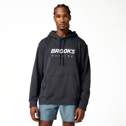 Brooks Reset Hoodie Bekleidung Herren schwarz