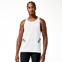 Brooks Hyperion Elite Singlet Bekleidung Herren wei&szlig;