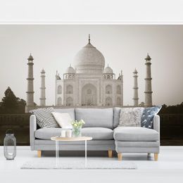 Bilderwelten Tapete - Fototapete Skyline - Taj Mahal - Wandtapete Schlafzimmer Wohnzimmer modern - auch kleisterfrei