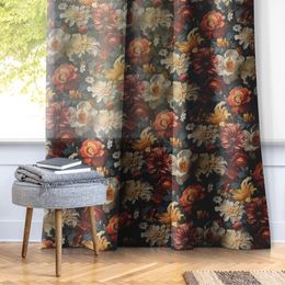 Bilderwelten Vorhang Opulent Barockes Blumenbouquet
