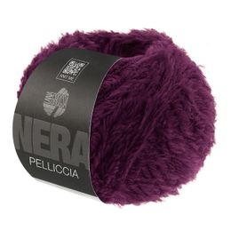 Pelliccia von Lana Grossa, Rotviolett, aus Schurwolle