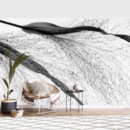 Bilderwelten Fototapete Zartes Schilf mit feinen Knospen Schwarz-Wei&szlig; maritim,Botanik Gr&auml;ser Wohnzimmer,Schlafzimmer Vliestapete inkl. Kleister oder selbstklebend