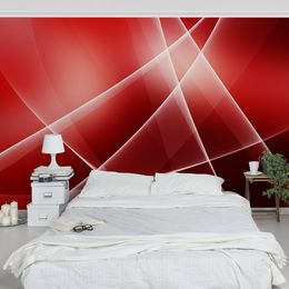 Bilderwelten Mustertapete Red Turbulency