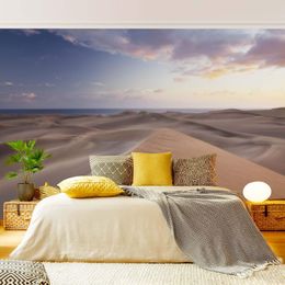 Bilderwelten Fototapete Strand modern Wandtapete beige - D&uuml;nenblick - Himmel Wohnzimmer Schlafzimmer