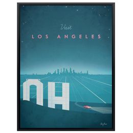Bilderwelten Leinwandbild Reiseposter - Los Angeles