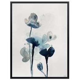 Bilderwelten Leinwandbild - Hochformat Mitternachtsbl&uuml;ten III